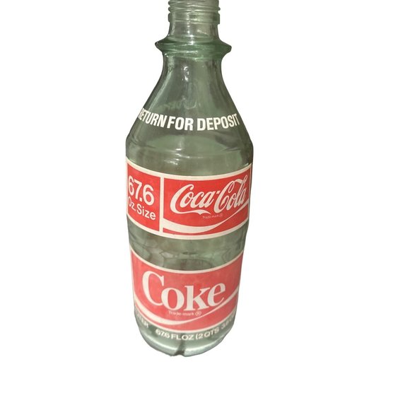 Coke | Accents | Vintage 2 Litter Glass Coke Bottle 97s | Poshmark
